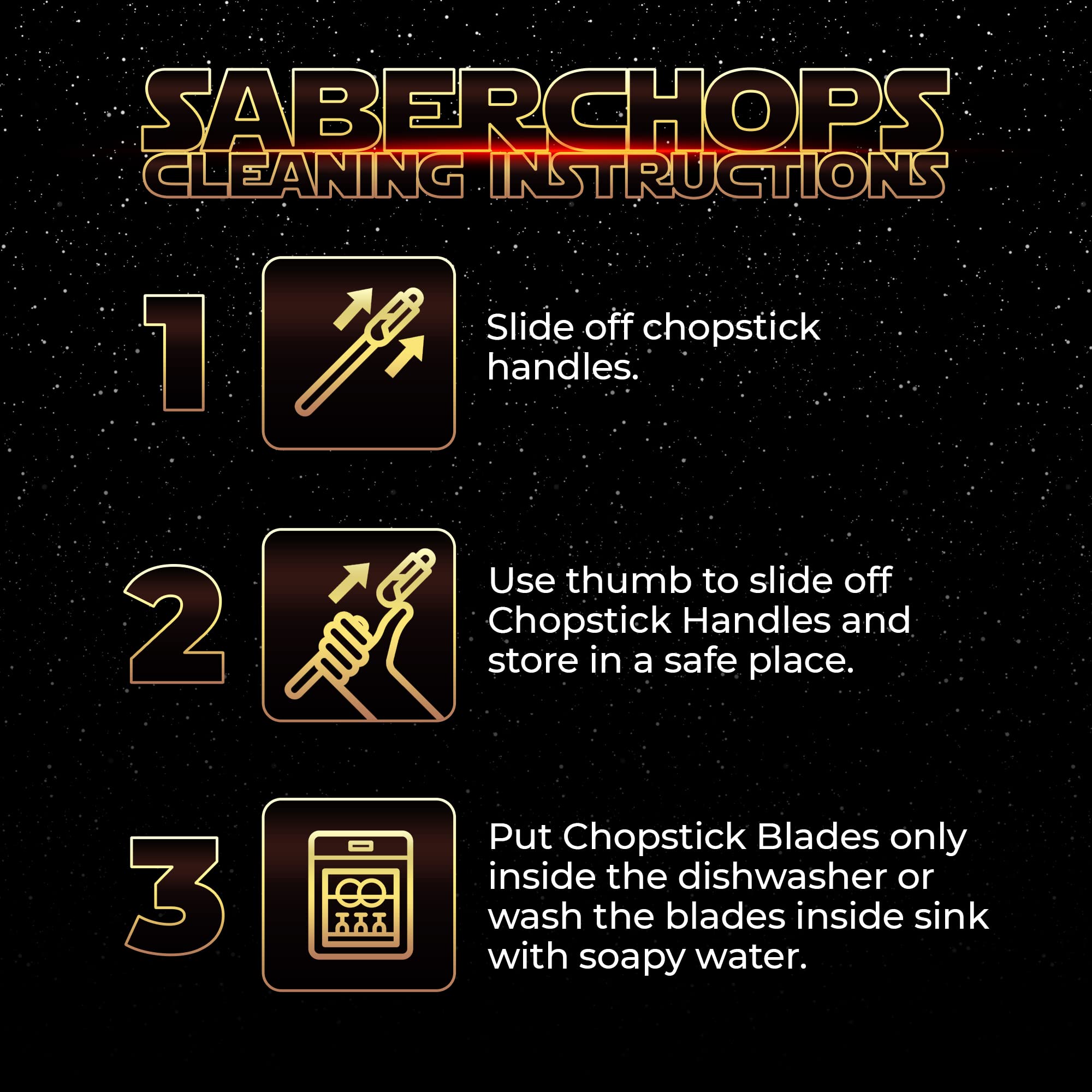 Lightsaber Chopsticks Light Up Star Wars LED Reusable Red Blue Green Purple 4 PAIRS FREE Darth Vader Keychain Bottle Opener