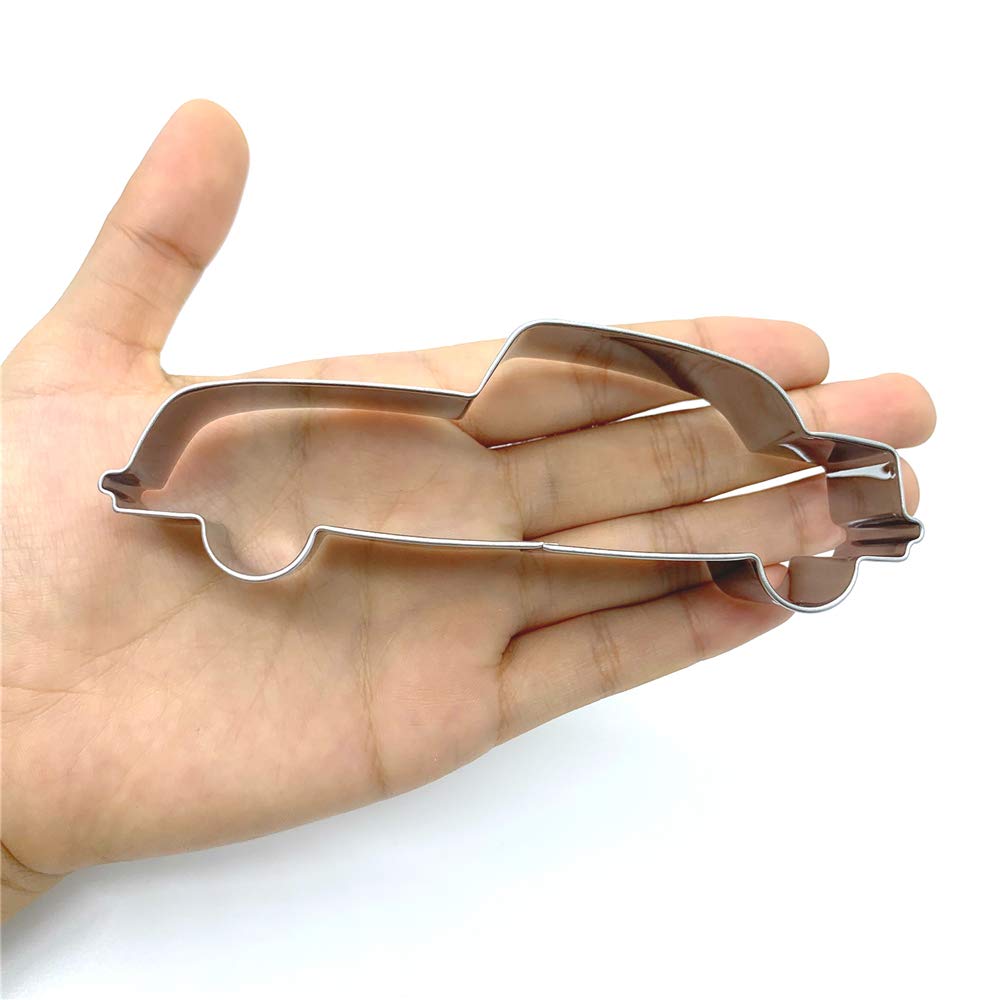 LILIAO Beat-up Car Cookie Cutter - 4.7 x 1.6 inches - Stainless Steel