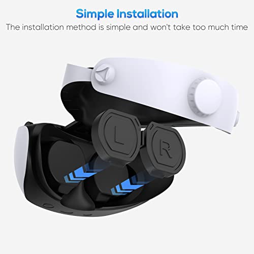 Lens Protector Cover for Playstation VR2, Soft Silicone Dust Proof & Anti-Scratch Cover for PSVR2, Thickened Cap for PSVR 2 Glasses, Washable Protect Lens Sleeve for PS5 VR2 Accessories (1 Pack)