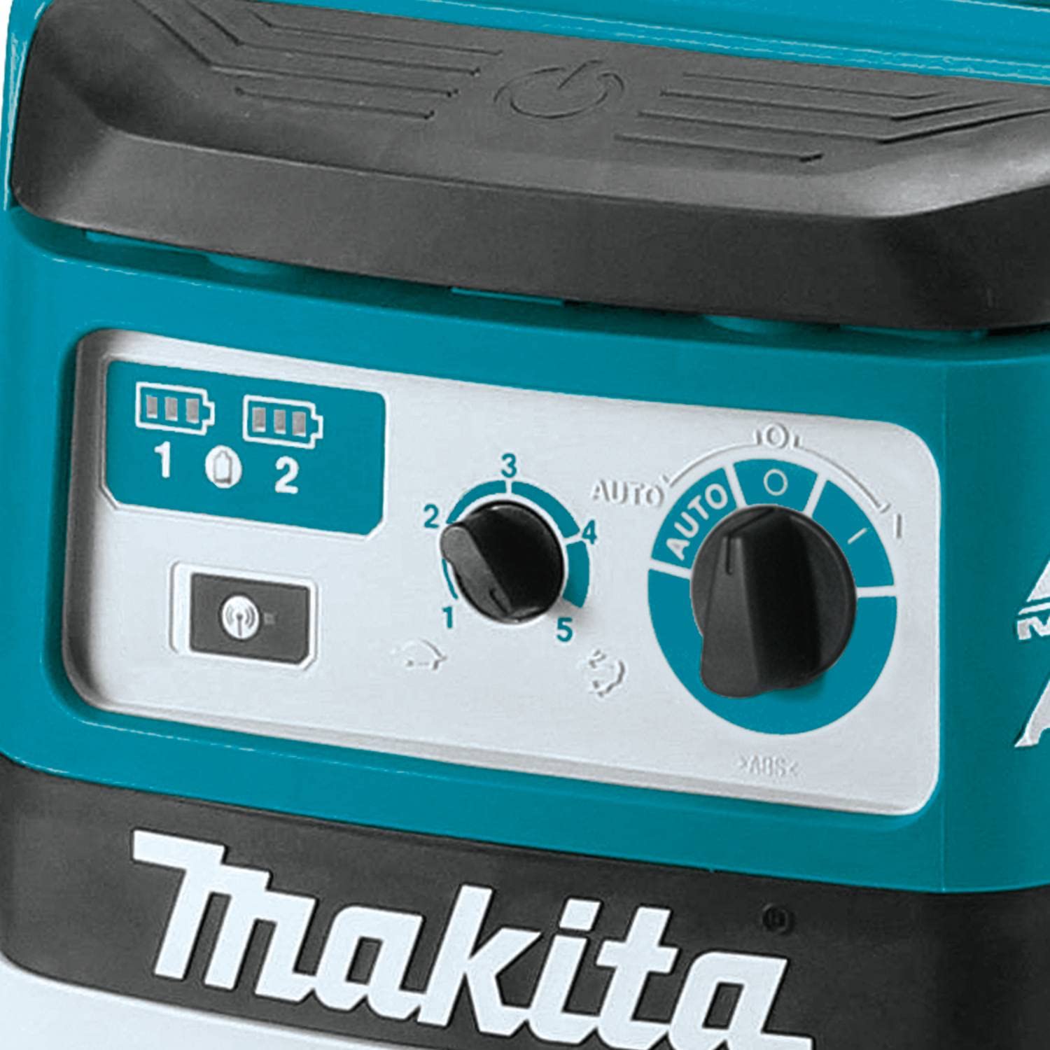 Makita XCV22PTU 36V (18V X2) LXT® Brushless 2.1 Gallon HEPA Filter Dry Dust Extractor/Vacuum Kit, AWS® (5.0Ah)