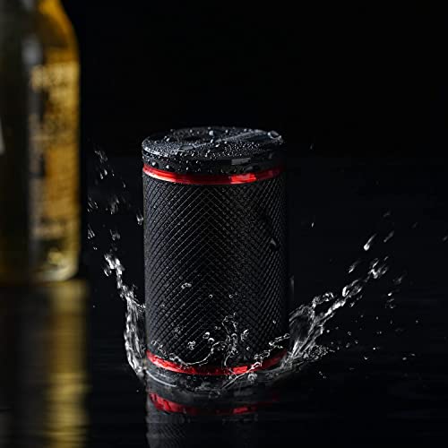 KITCHENDAO Automatic Beer Bottle Opener with Magnetic Cap Catcher - Push to Open - Keep the Cap Intact - Gift for Cap Collector Beer Lover Men Father Husband Boyfriend with Thank you Card(Red/Basic)