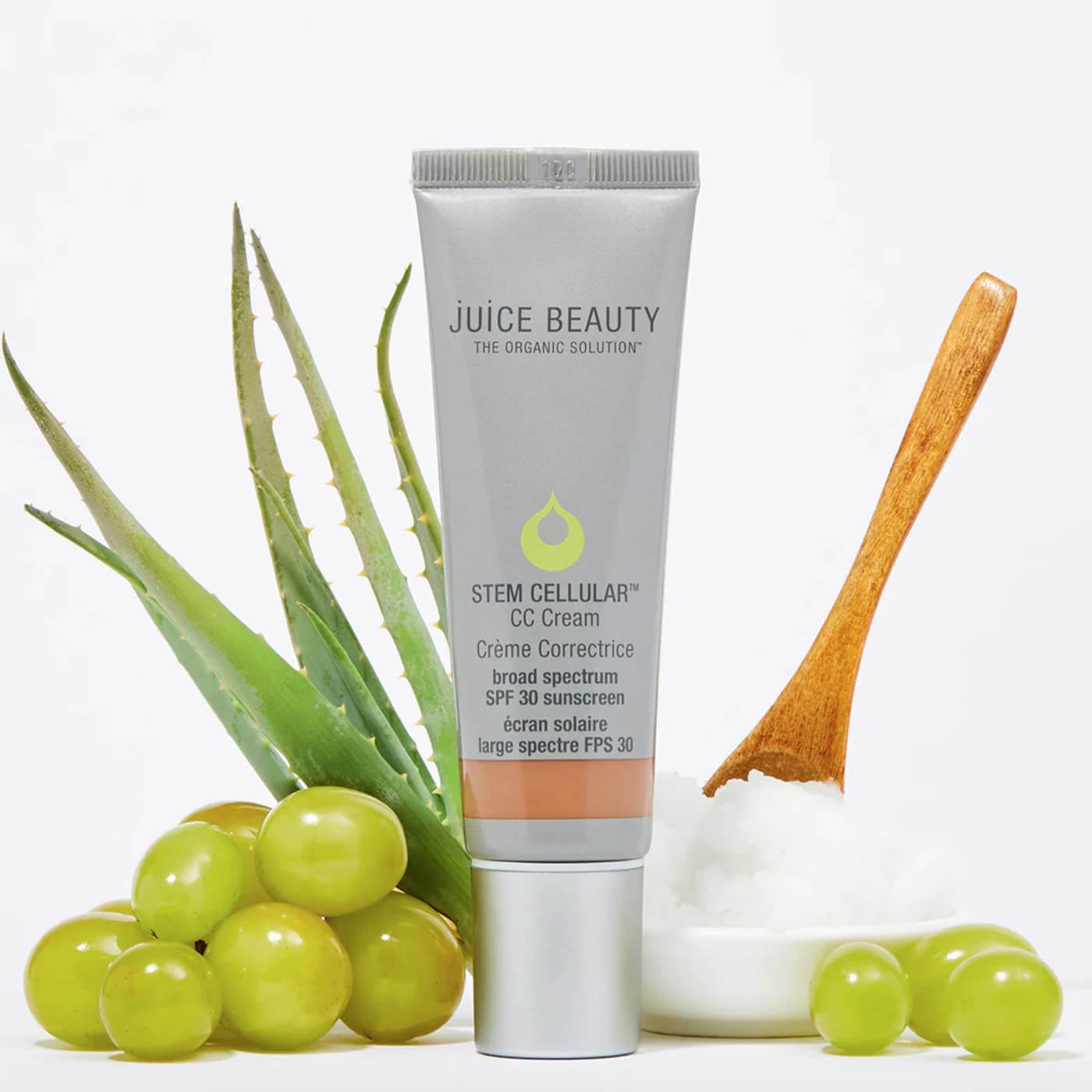 Juice Beauty STEM CELLULAR CC Cream with SPF 30 -Desert Glow, Natural-Looking Coverage, Sun Protection, Age-Defying, Skin-Perfecting Formula with Zinc SPF 30 Sunscreen-1.7 fl oz