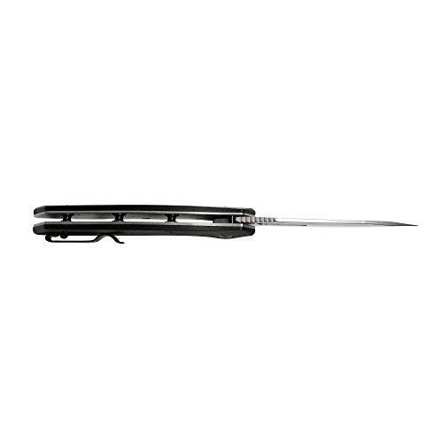 Kershaw Flitch Folding EDC Pocketknife, 3.25" 8Cr13MoV Stainless Steel Modified Drop Point Blade, assisted opening with Flipper