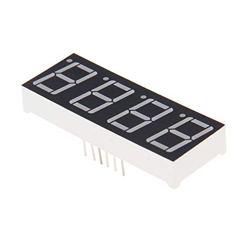 Othmro 6Pcs Common Anode LED Display Digital Tube 4 Bit 7 Segment Black 14Pin with a Good Uniform Light Output