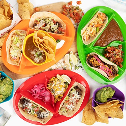 Jarratt Industries Big Taco Plate, Made in the USA, Designed