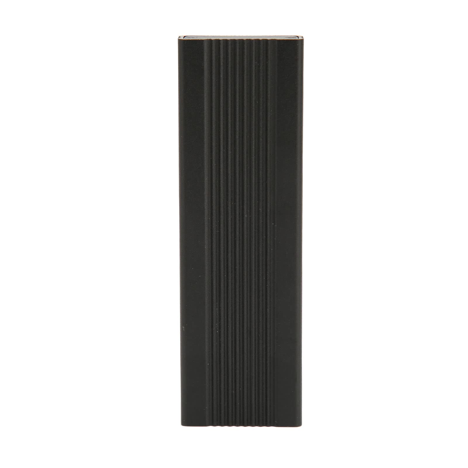M.2 NVME SSD Enclosure, Slim Design Dual Protocol High Speed 10Gbps SATA SSD Enclosure Plug and Play for 2260mm (Black with C Cable)