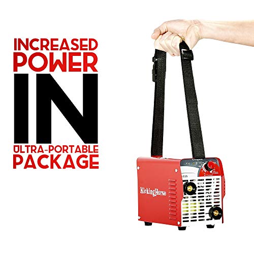 KICKINGHORSE A220 CSA/US Certified ARC Welder 240V. High Power High Rating 220A 40K Hz IGBT Optimized for Generator/Extension Cord. Full-Metal Heavy Duty Body Structure - High Reliability&Durability