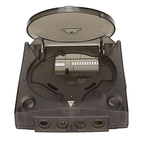 Kafuty-1 Professional Game Console Housing Shell,Grey Translucent Protective Shell,Full Protection Replacement Housing Shell for SEGA Dreamcast DC