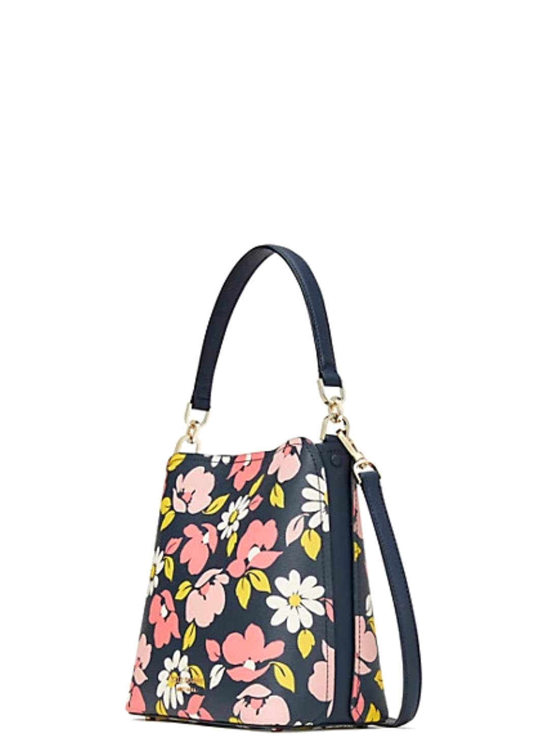 KATE SPADE DARCY FLEURETTE FLORAL SMALL BUCKET CROSSBODY SHOULDER BAG