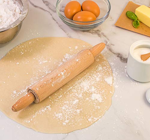 Mrs. Anderson’s Baking Embossing Rolling Pin, Paisley Design, European Beechwood
