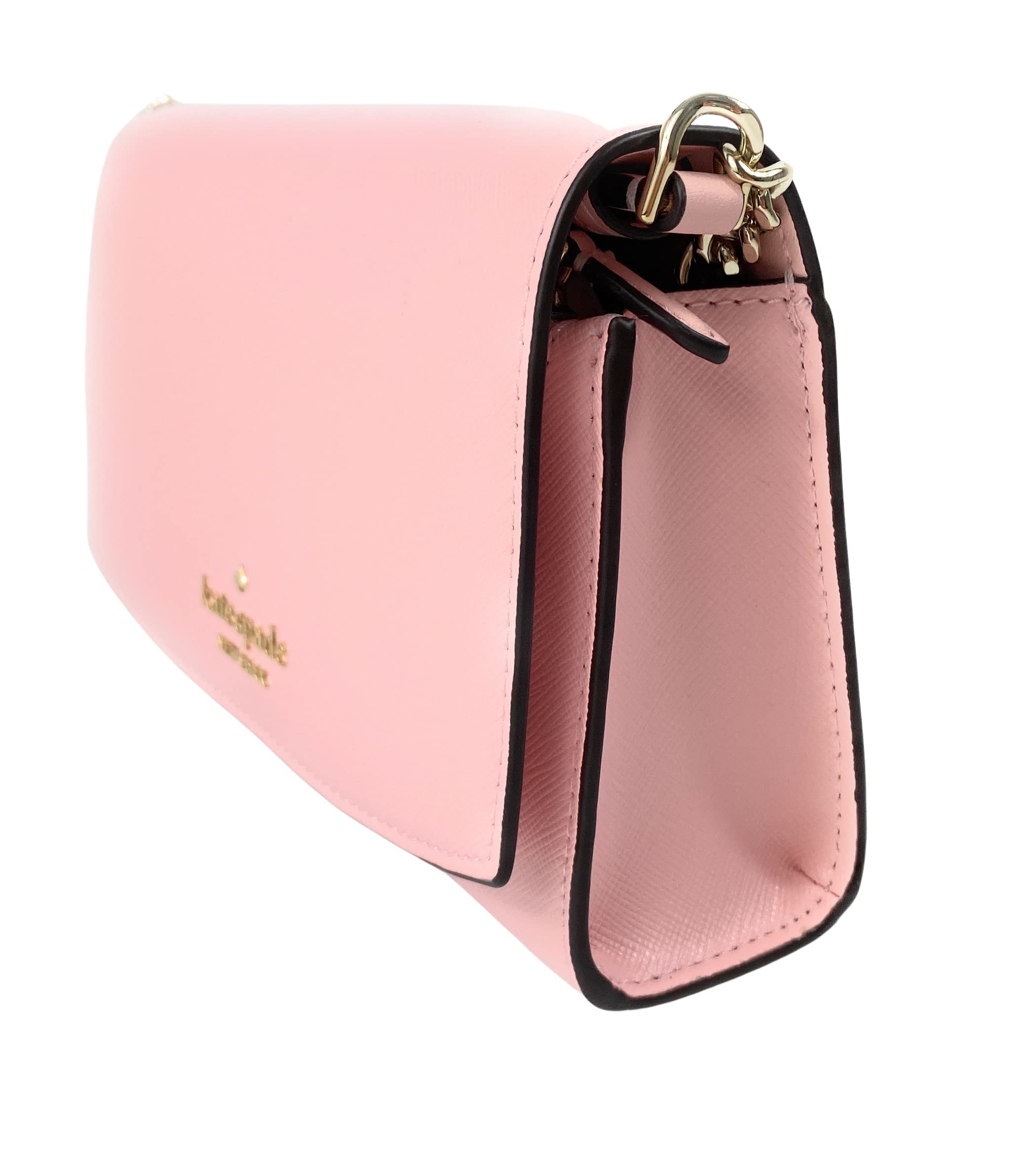 Kate Spade New York Staci Small Flap Crossbody in Chalk Pink