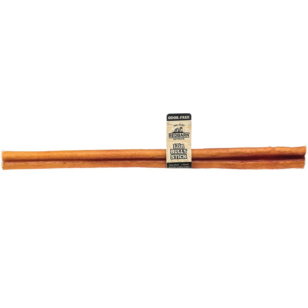 Redbarn Odor Free 12" Bully Sticks for Dogs (1-Count)