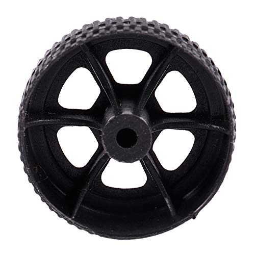 KALEN Plastic 2mm Dia Shaft Car Toys Wheel 20mmx6mm 20Pcs