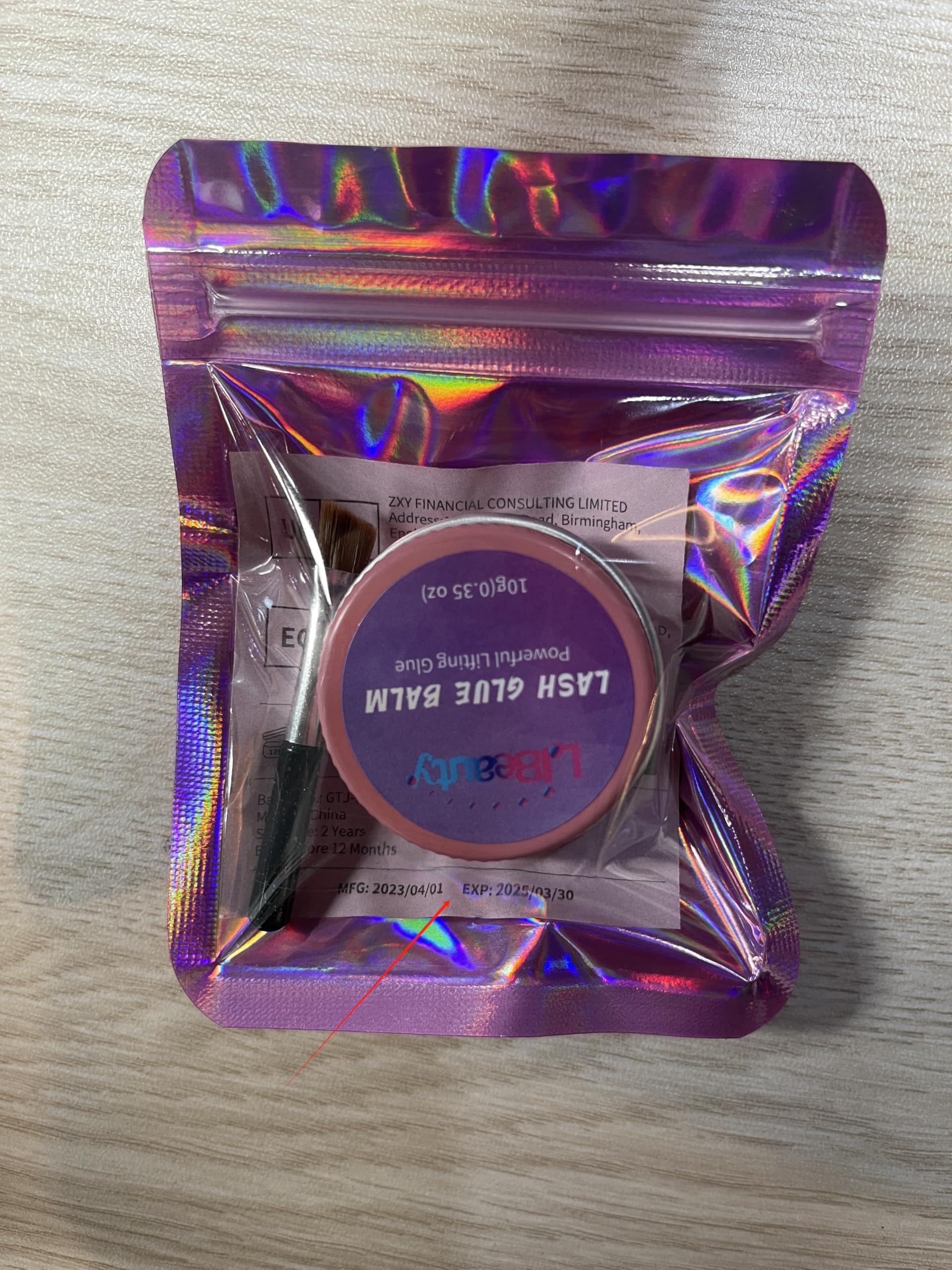 Libeauty Lash Lift Glue Balm Lash Lift Adhesive Strong Sticky Fruit Flavor Eyelash & Eyebrow Perm Glue Balm Brow Lamination Gel