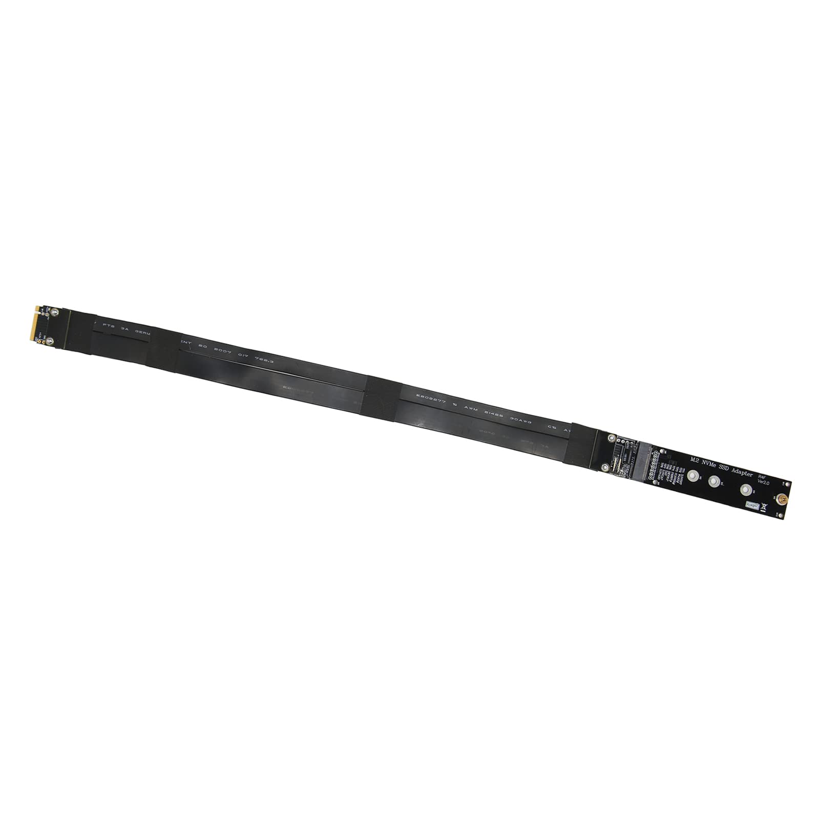 M.2 NVMe SSD Extension Cable, SSD Extension Cable Small Compact Easy Installation 32Gbps Transfer for Home (30cm)