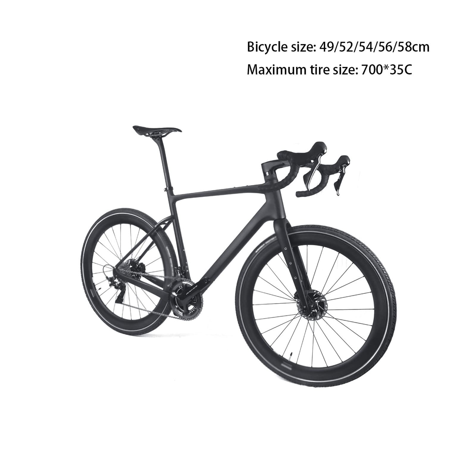 KOWMzxc Bikes for Men Road Bike with Carbon Fiber Lightweight Disc Brakes