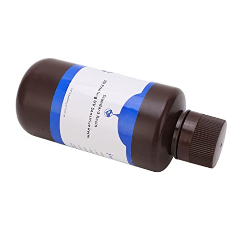 Photopolymer Resin, 500g LCD DLP High Toughness 3D Printer Resin UV Curing for Model(Black)