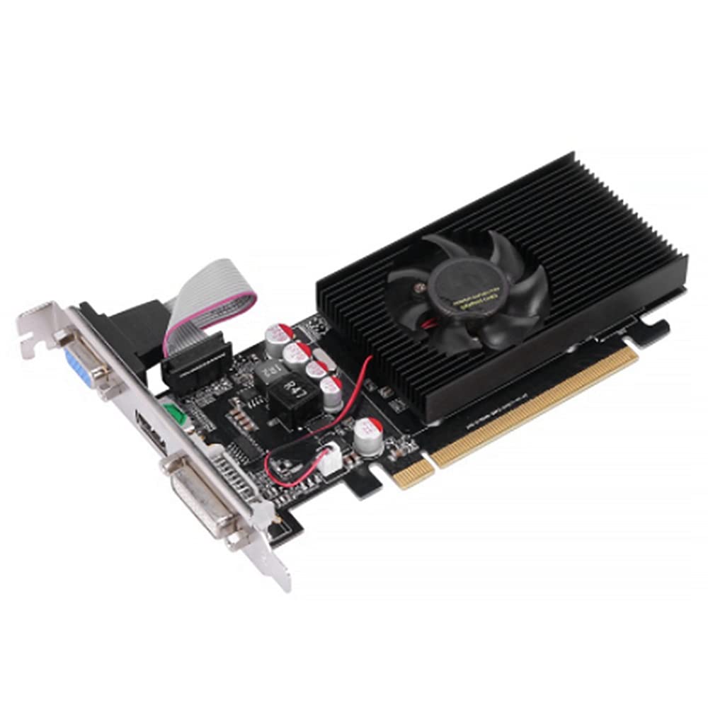 Limnyves GT210 1GB Cards 64Bit Video Card for GPU PC Games DVI-I -Compatible VGA Used Dual-Screen Card