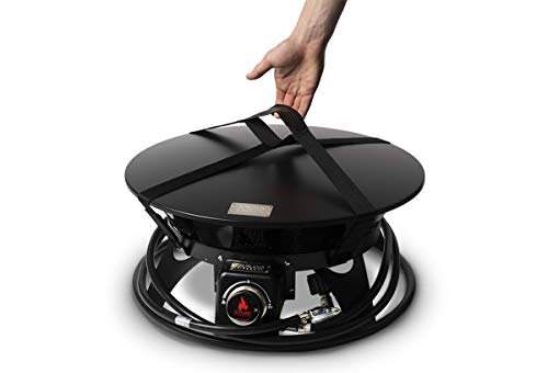 Outland Firebowl Weather Resistant 730 Cover & Carry Kit, Fits 19-Inch Diameter Outdoor Portable Propane Gas Fire Pit