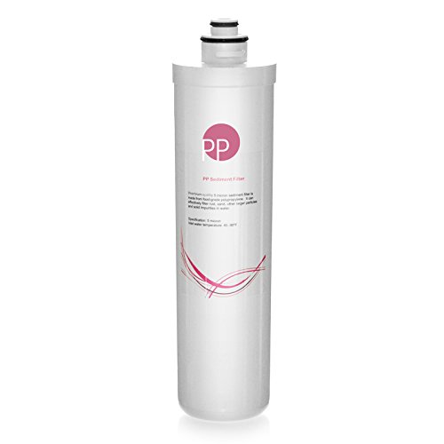 iSpring FP15Q Quick-Change 5 Micron Sediment Filter, White,Small