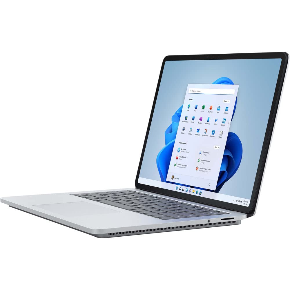 Microsoft Surface Laptop Studio, 14.4" Touchscreen, Intel 11th Gen Core i7 (Up to 4.8GHz), NVIDA GeForce RTX 3050Ti, 16GB DDR4 RAM, 1TB SSD, Win11h, Platinum, with Stylus Pen