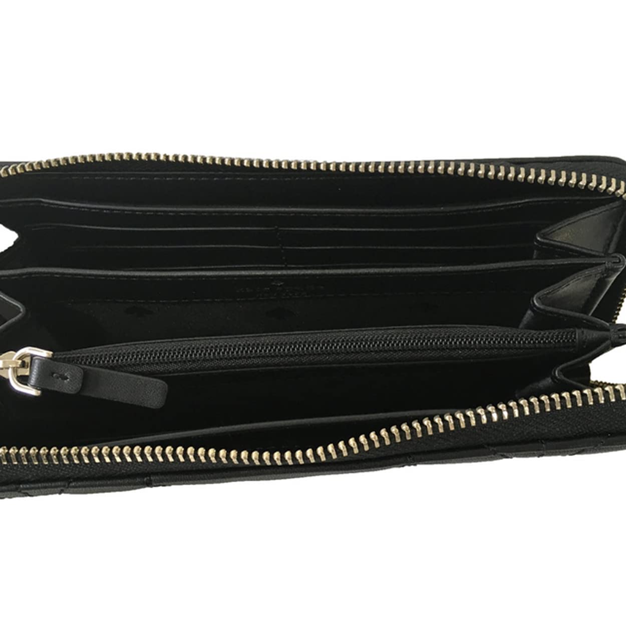 Kate Spade Briar Lane Quilted Leather Neda Zip Around Wallet, Black