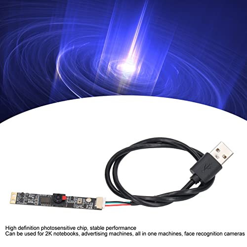 Mxzzand Camera Module, 15FPS Frame Rate Auto Focus Stable Performance Photosensitive Chip MJPEG Format 5MP Camera Module for Notebook