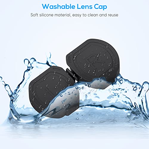 Lens Protector Cover for PS VR2, 2-Pack Silicone Protective Cap for PlayStation VR2 Glasses, Easy to Wash and Air Dry, Dustproof, Anti-Scratch & Anti-Grease, Light Accessories for PlayStation VR2 Lens