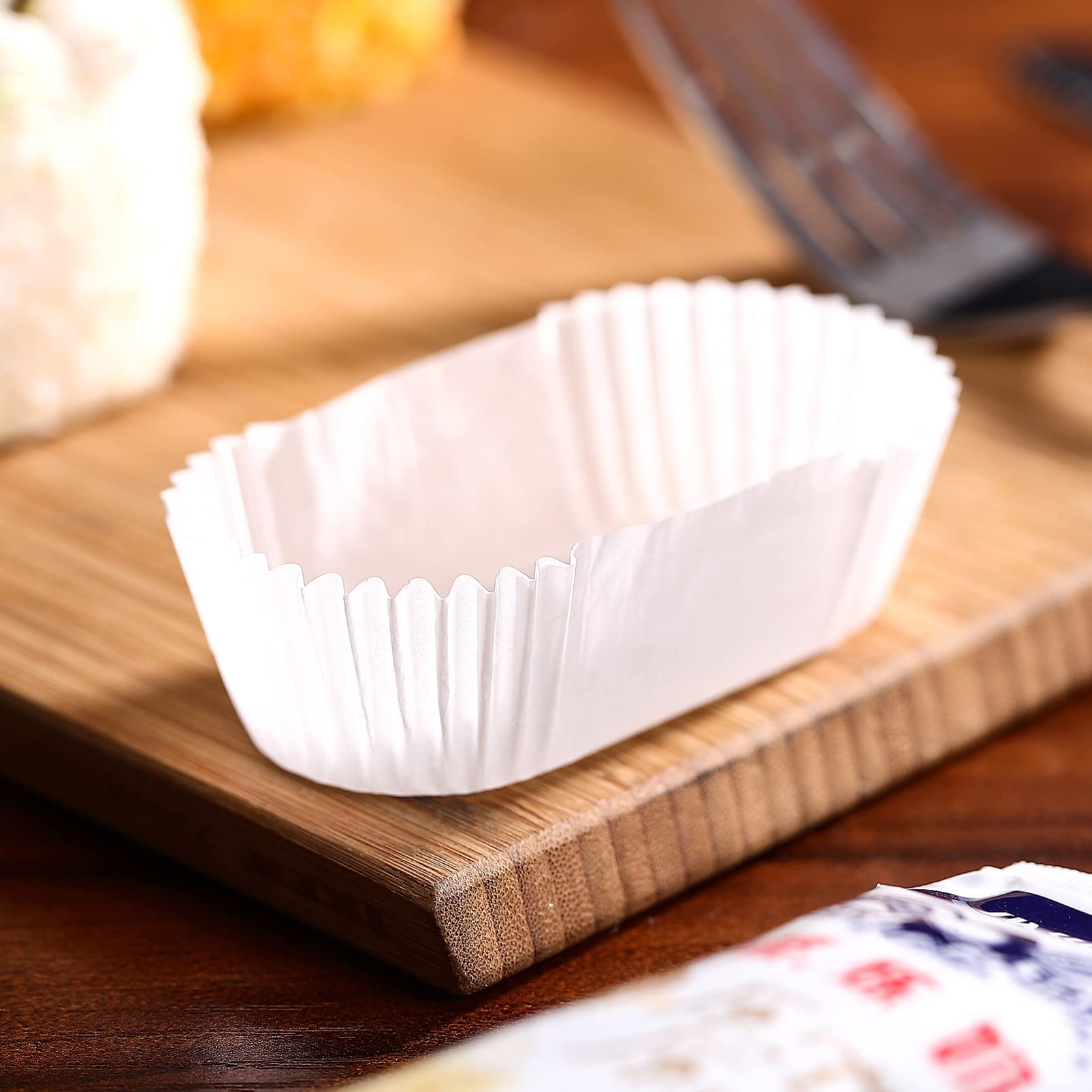 Loaf Liners Oval Baking Cups: 1000pcs Grease Proof Paper Cupcake Liner Mini Cake Cup Parchment Bread Trays For Cake Muffins Cupcakes Bread