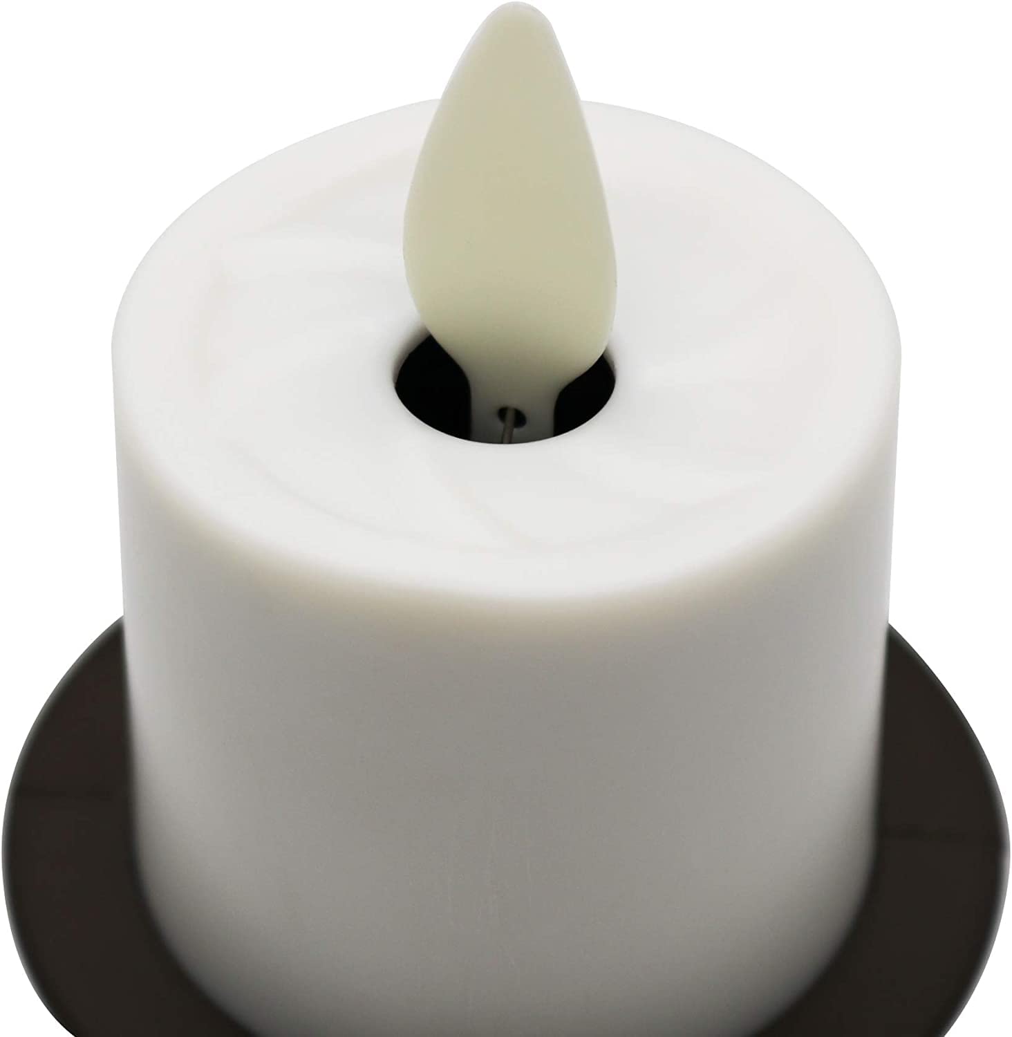 Luminara Flameless Candle Nightlight - Patented Flickering Real-Flame Effect Technology Mimics Real Candle - Plugs into Outlet - Dusk to Dawn Sensor Auto Switch On/Off - Safe for Families Kids Pets