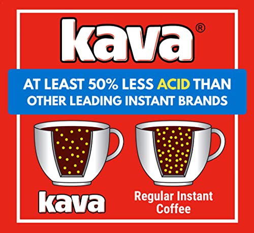 Kava Acid Reduced Instant Coffee in Glass Jar, 4 Ounce (Pack of 1)