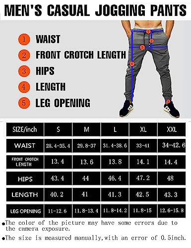 Metunpo Men's Jogging Pants Hiking Sweat Pants Fitness Drawstring Casual Sweat Pants (as1, Alpha, l, Regular, Regular, A-Black)