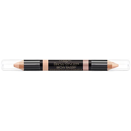 L'Oreal Paris Cosmetics Stylist Brow Raiser Highlighter Duo, Light, 0.16 Ounce