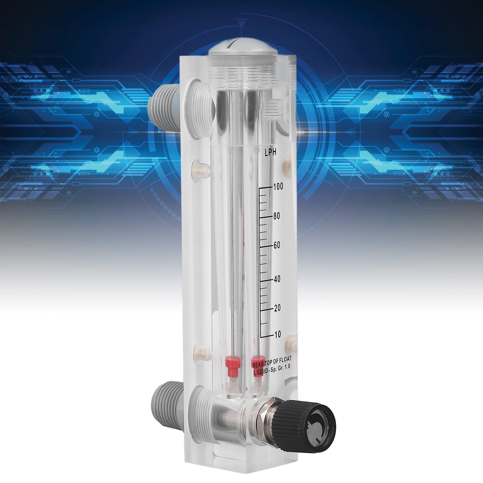 Liquid Flow Meter, Convenient Durable High Accuracy Water Liquid Flow Meter Professional for Control