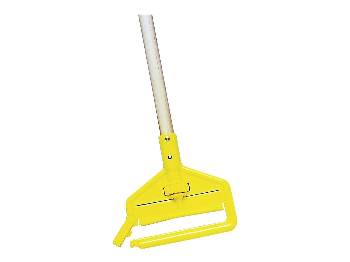 Rubbermaid Commercial H116 Invader Side-Gate Wood Wet-Mop Handle, 1 dia x 60, Natural