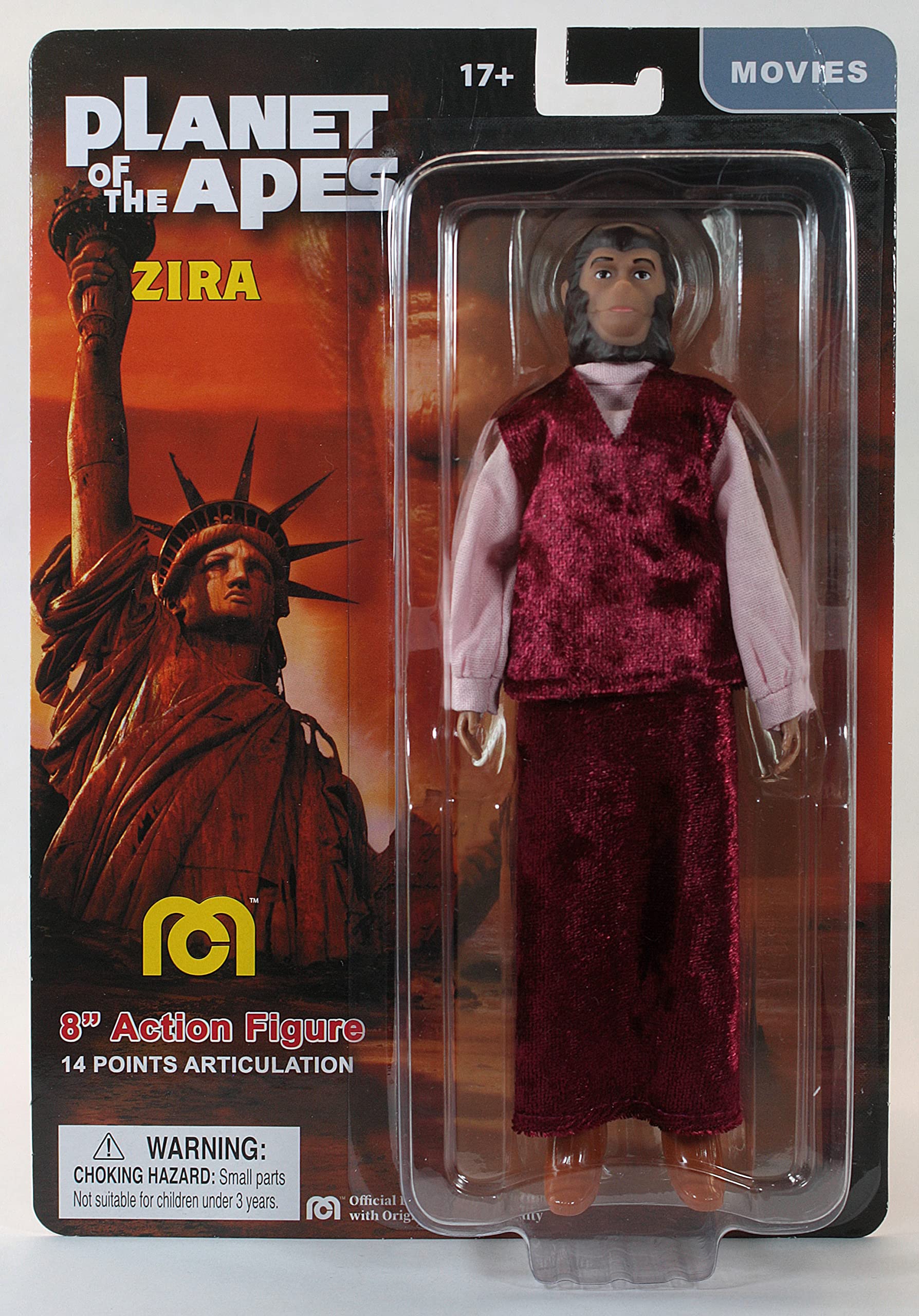 MEGO CORPORATION Planet of The Apes: Zira 8-Inch Action Figure