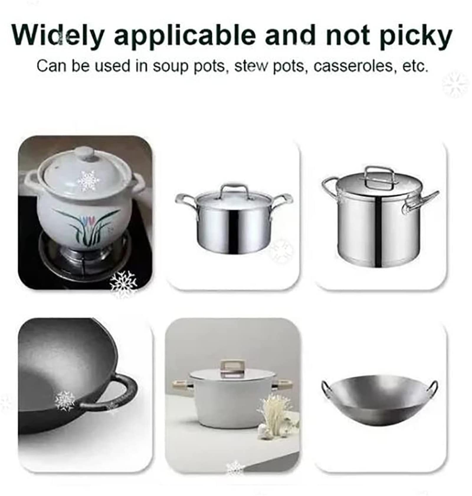 IVBUT Silicone Anti-Scald Pot Handle Cover,Cubierta De Aislamiento De Mango De Olla De Silicona Antiquemaduras,Assist Handle Holder for Any Metal Pan. (A,8PCS)
