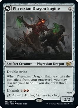 Magic: the Gathering - Phyrexian Dragon Engine (163a) - Foil - The Brothers' War