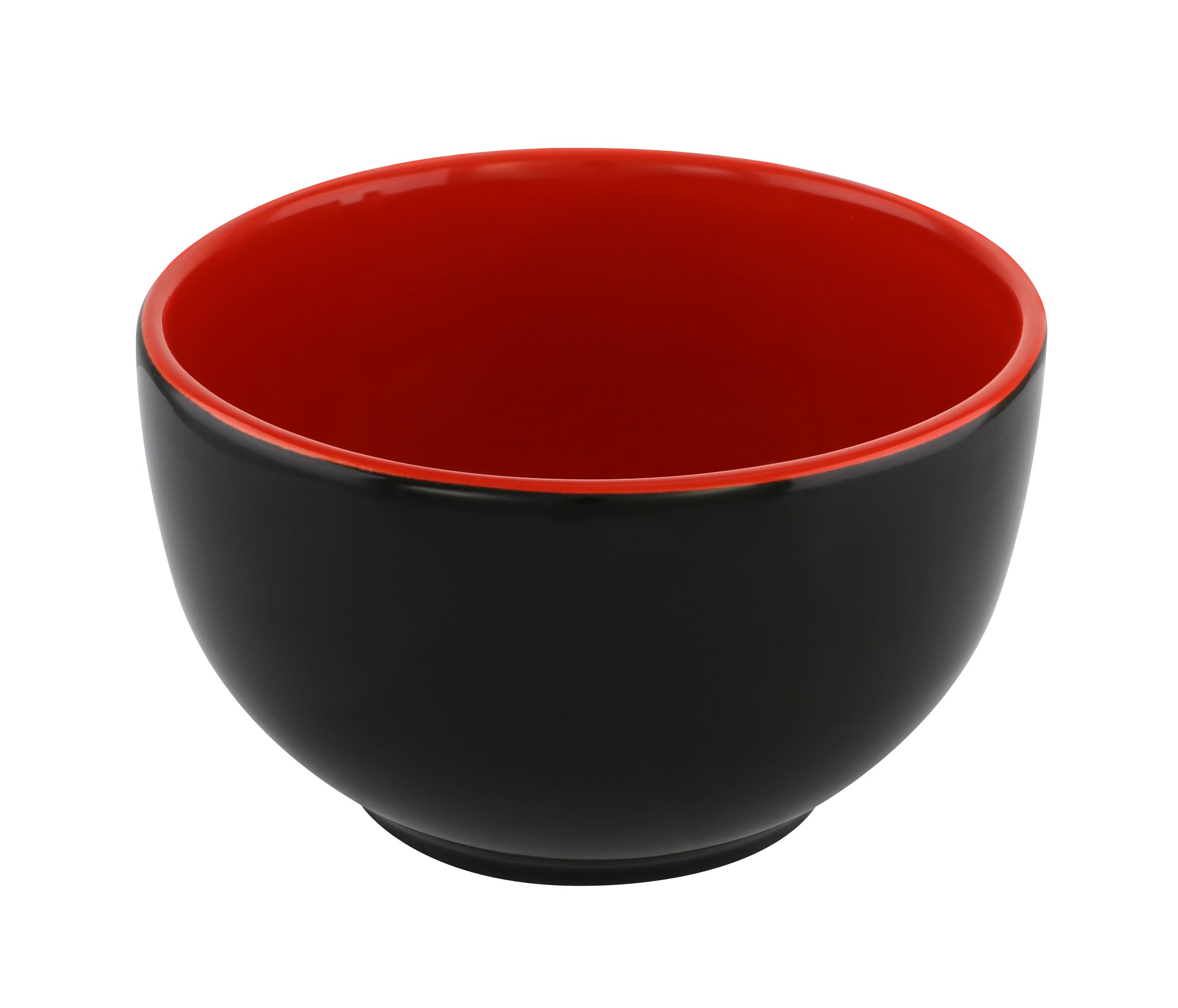 KOVOT Asian Cuisine Ceramic Serving Bowl Set - Includes (4) 20-Ounce Bowls, (4) Oriental Spoons, (4) Sets Of Chopsticks