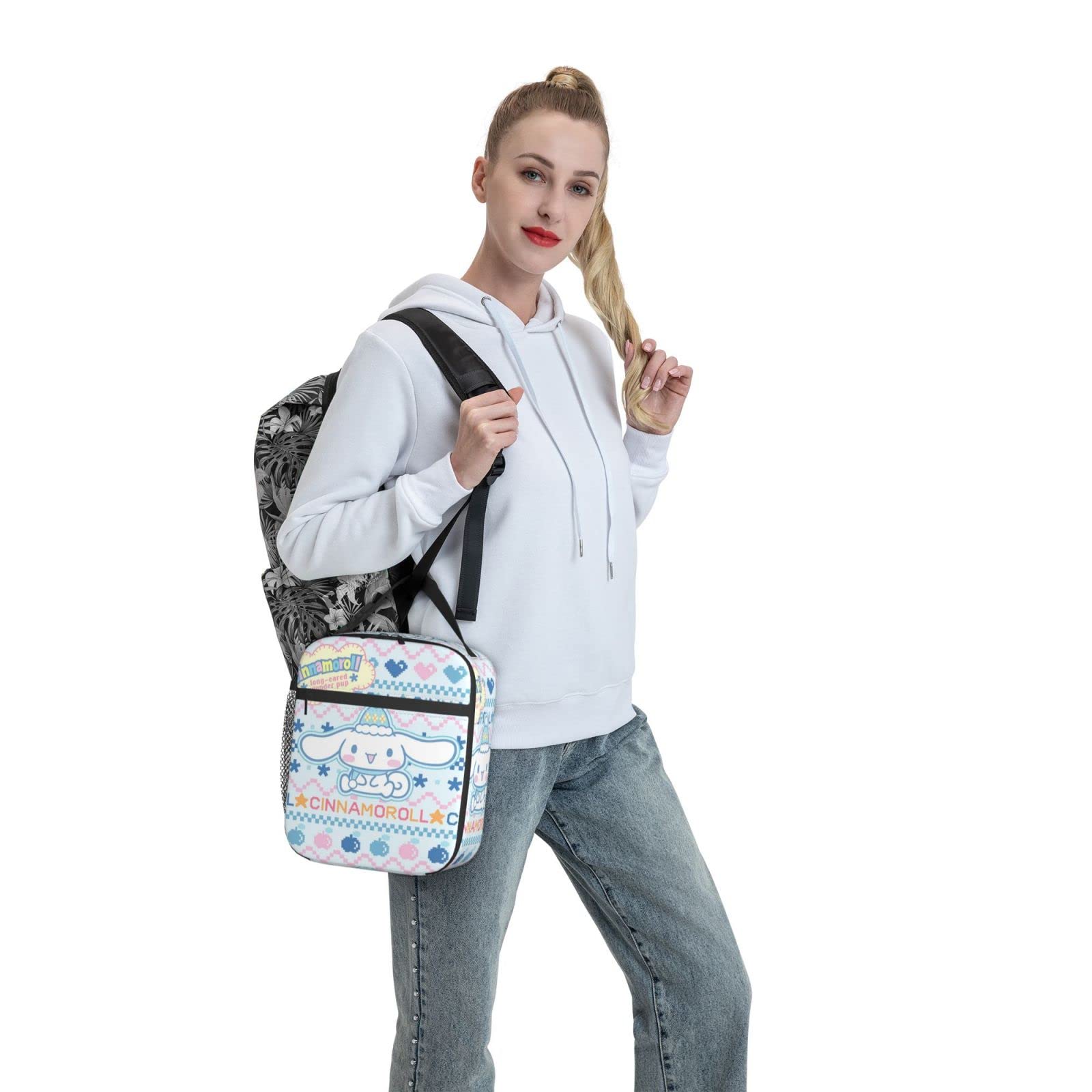 koiidisa Large Capacity Lunch Box Insulated Lunch Bag for Women Reusable Lunchbox