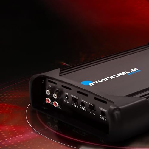 Pyle 9β Class AB Mosfet Amplifier - Invincible Series Monoblock Amp, 1 Channel 2000 Watts Max, Mosfet PWM Power Supply, High-Current Dual Discrete Drive Stages, Advanced Protection Circuitry