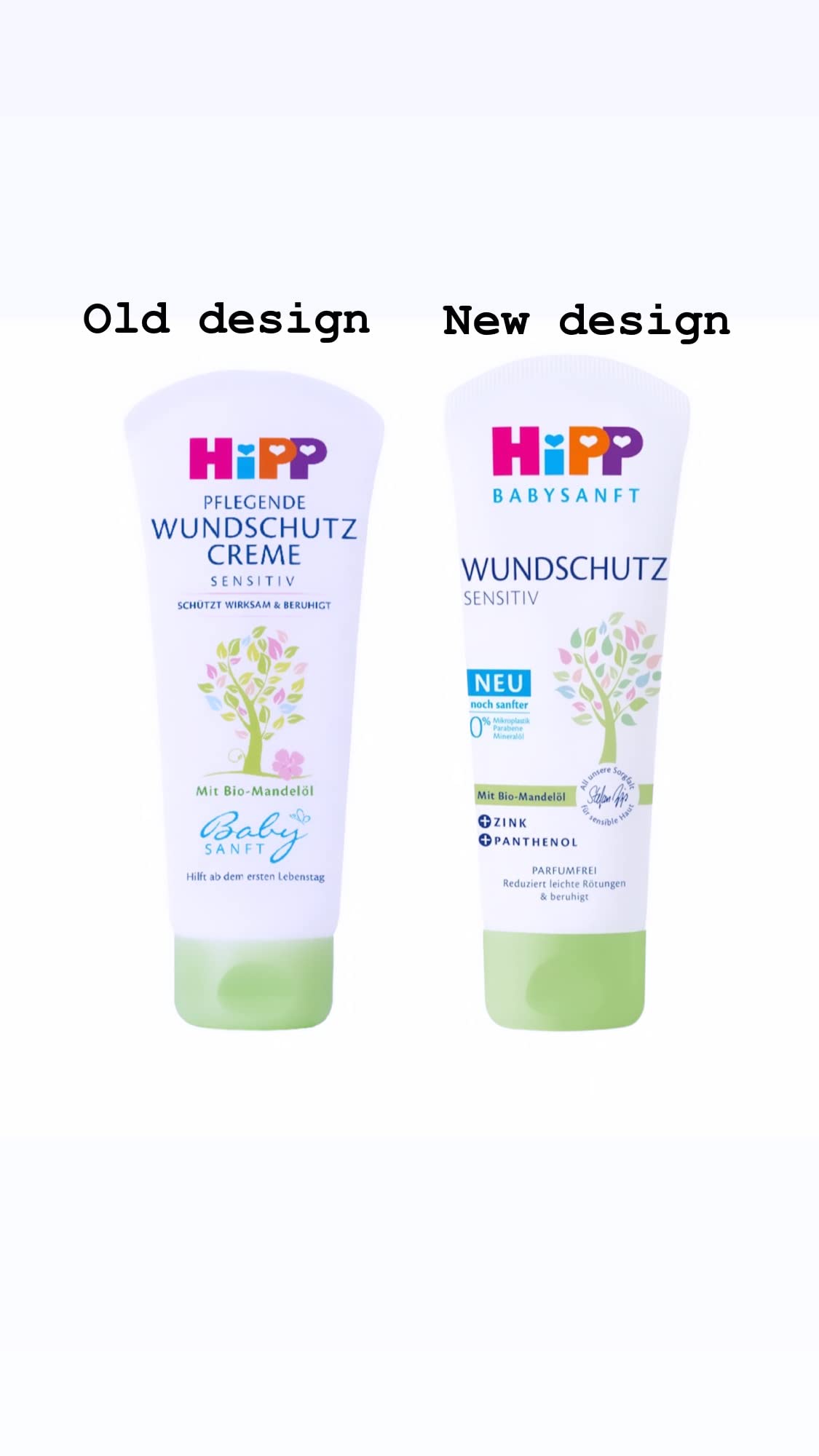 HIP Interactive HiPP Babysanft Nourishing Wound Protection Cream With Organic Almond oil.100 ml/ 3.5 Oz