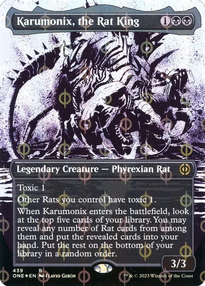 Magic: the Gathering - Karumonix, The Rat King (439) - Compleat - Foil - Phyrexia: All Will Be One