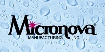 Micronova - MZSM11-9SIR - Irradiated FlatMop, PolySorb, 100% Textured Polyester, Flat Head mop Cover w Pull tab, 9