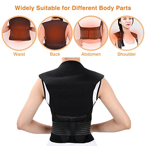 Magnetic Posture Corrector Shoulder Support, Back Brace Belt-Full Spine and Back Pain Relief with Magnets-for Women and Men