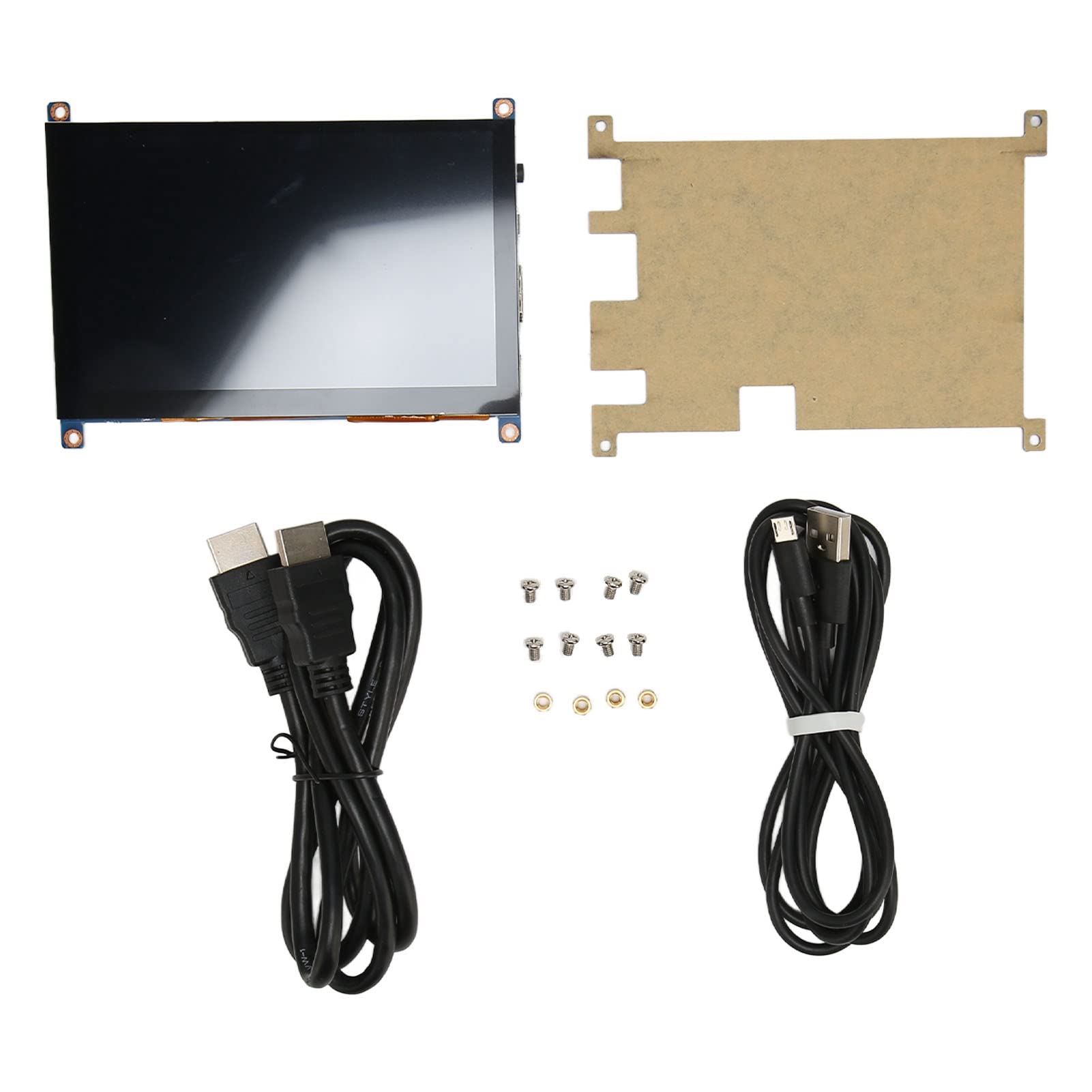 Naroote HD Screen Display, Touchscreen Monitor IPS Easy Connection 5 Inch for Game Console