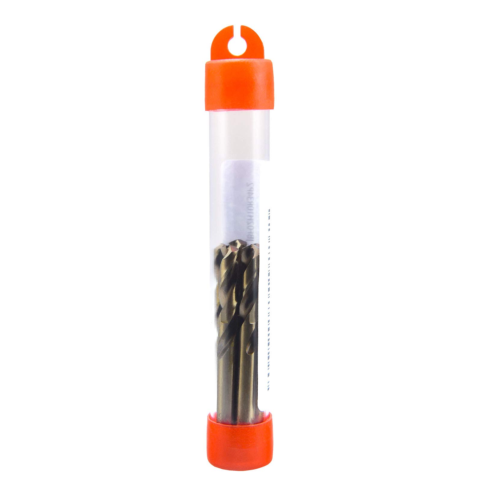 MAXTOOL 7/64" 5pcs Identical Screw Machine Drills HSS M42 Cobalt Twist Stub Drill Bits Fully Ground Golden Straight Shank Short Drills; SMF42G10R07P5