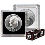 NEW BCW 2X2 COIN SNAP - DOLLAR - BLACK - PACK OF 5