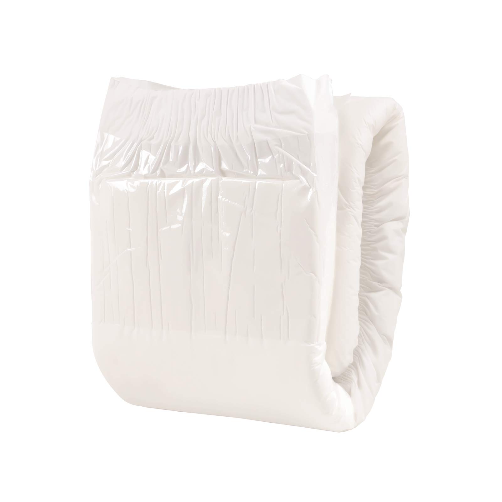 Littleforbig Adult Diaper 80 Pieces (8 Packs) - ABDry New White Diapers(M)