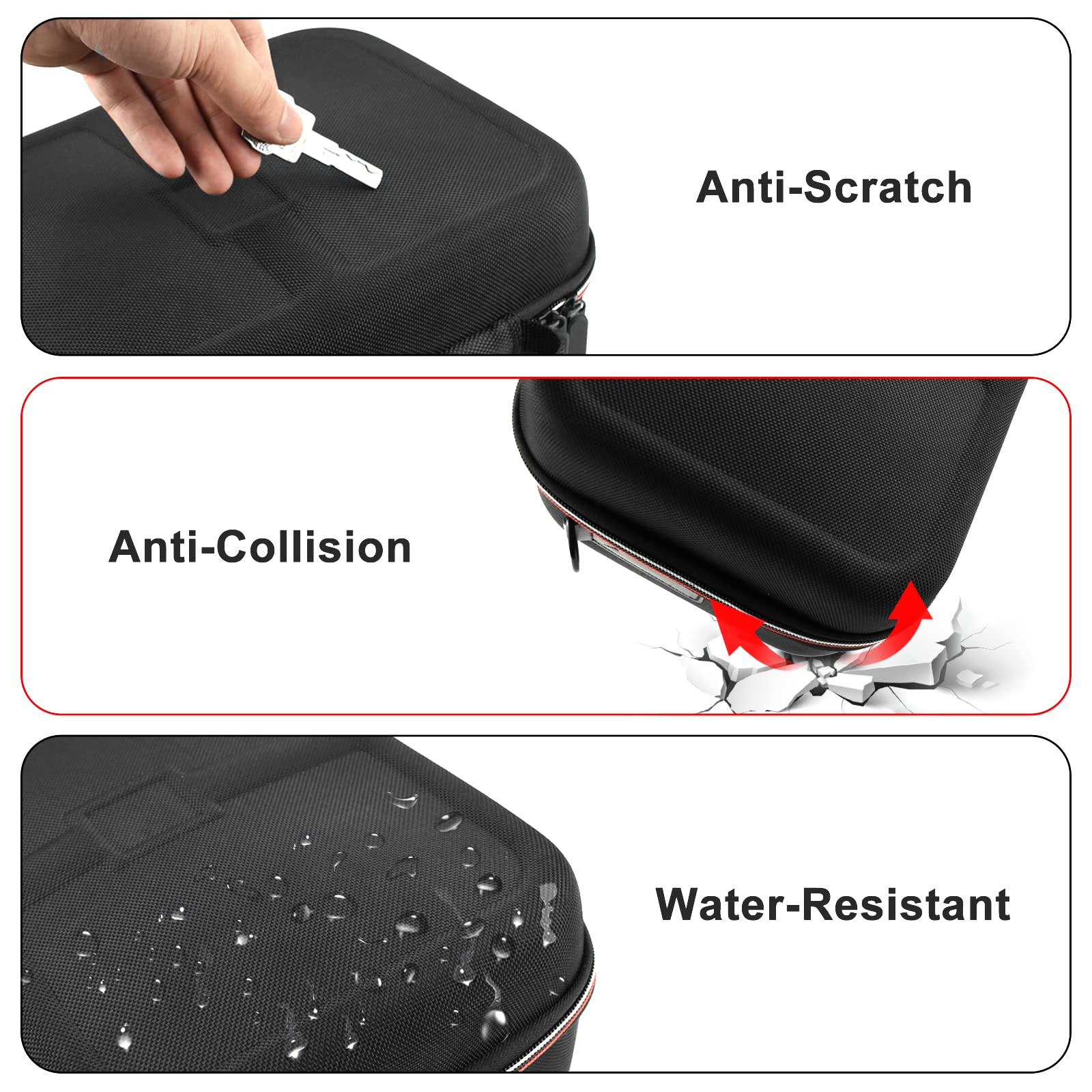 Laimax Travel Carry Case for Nintendo Switch and Switch OLED Model,Travel Carry Case Pouch for Nintendo Switch Console & Accessories
